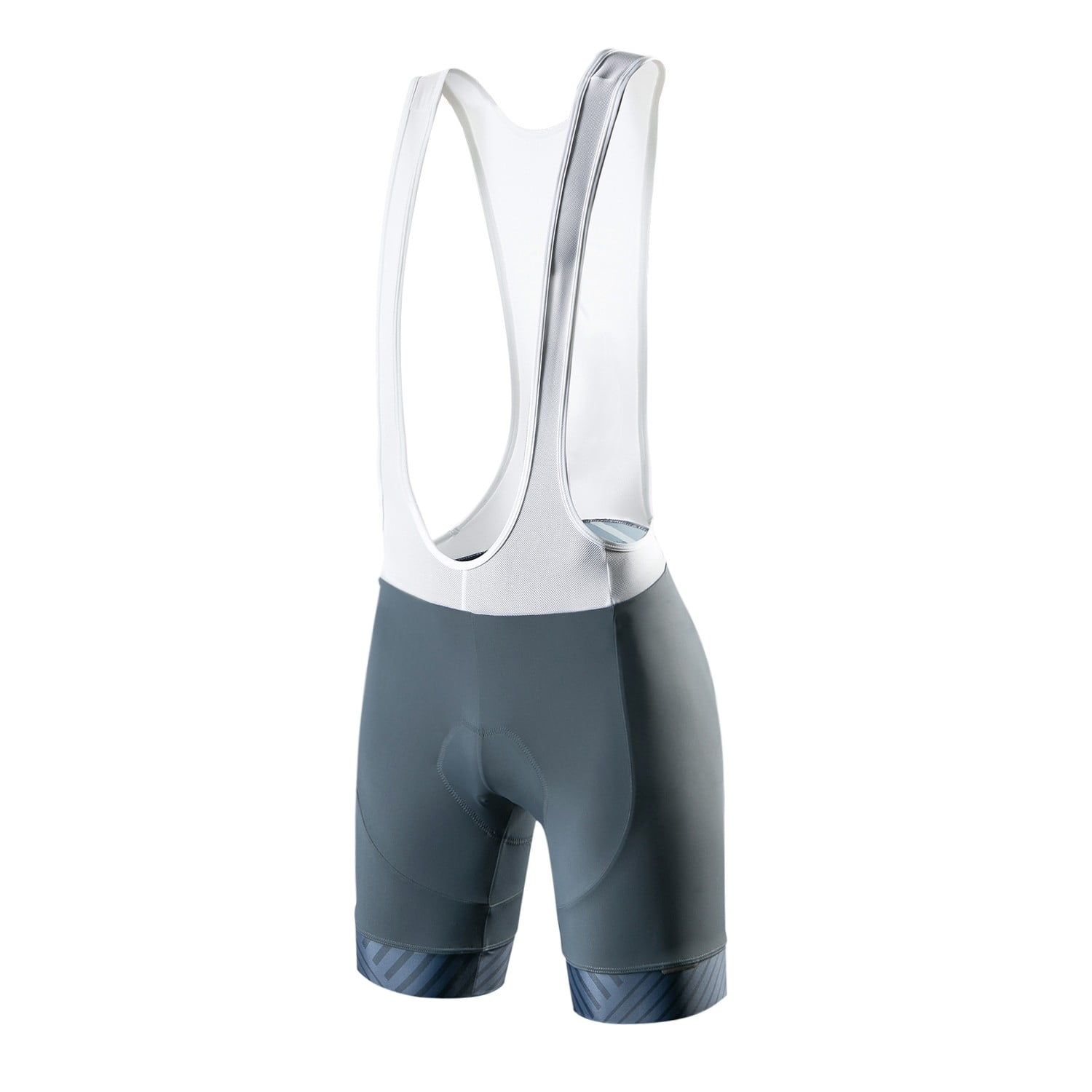 Santic Men's Padded Cycling Bib Shorts, Bicycle Clothing, Gray, Size L ...