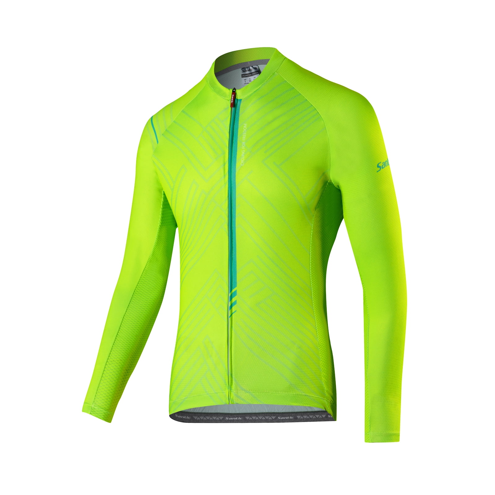 Santic Striped Mens Cycling Jersey Long Sleeve Bicycle Shirt Bike ...