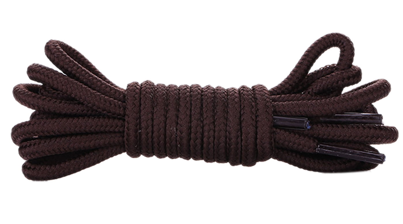 Santimon 2 Pairs Round Boots Laces Classic Durable Shoes Laces for ...