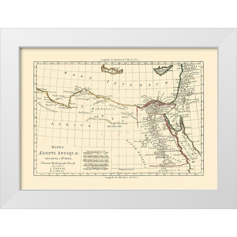 Santini 14x11 White Modern Wood Framed Museum Art Print Titled ...