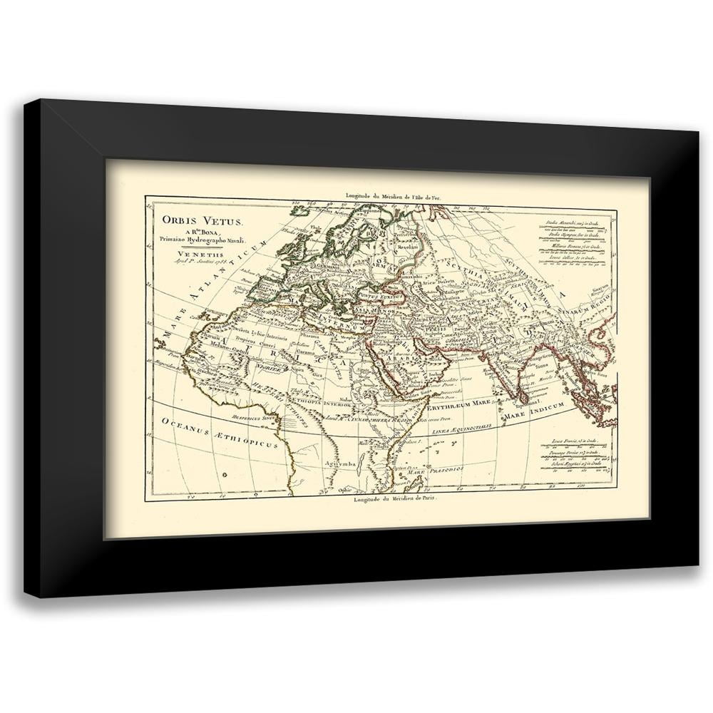 Santini 18x14 Black Modern Framed Museum Art Print Titled - Eastern ...