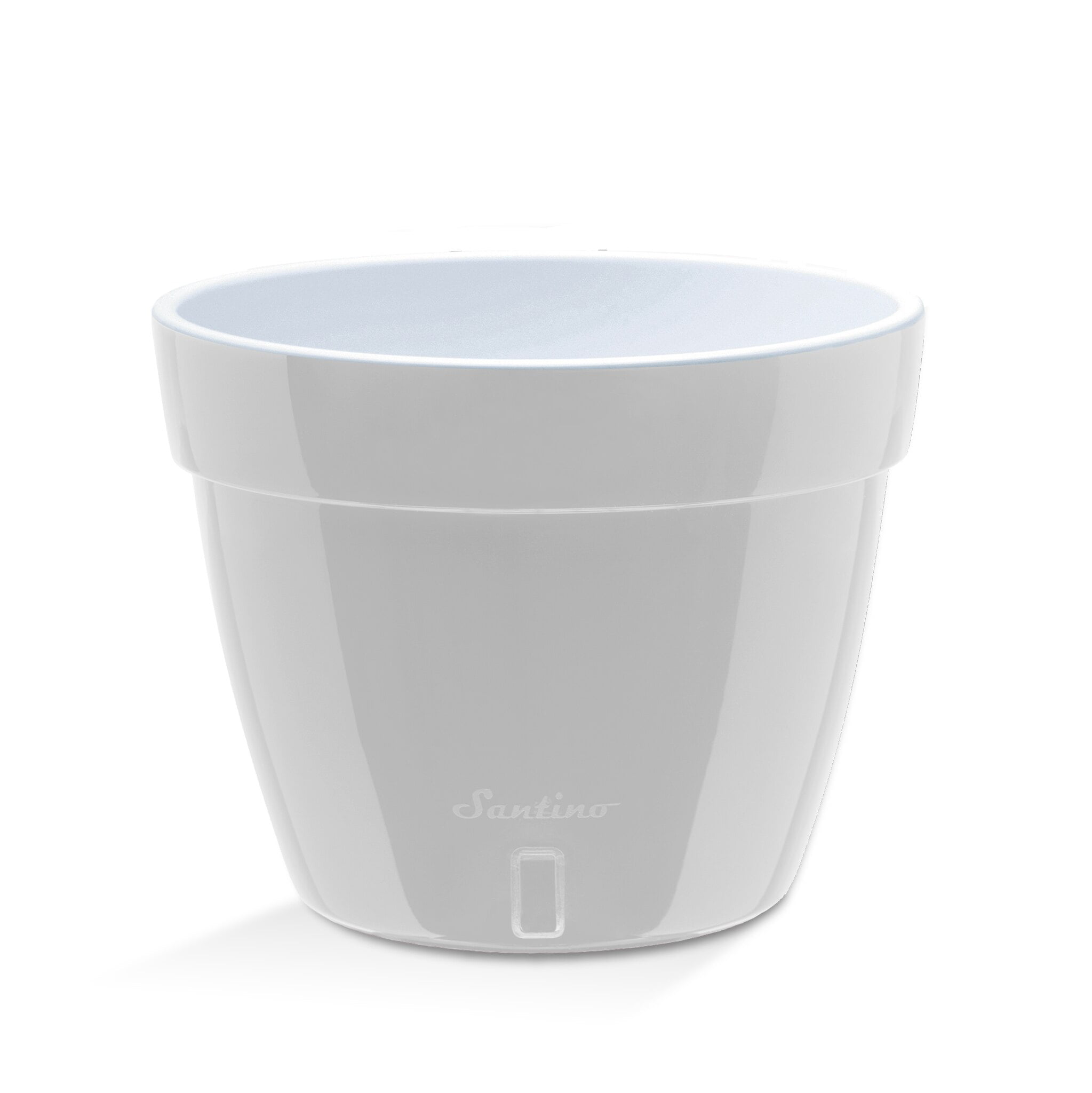 ⭐ Santino ASTI 7.9 Inch Self Watering Planter GREY/WHITE for Indoor ...