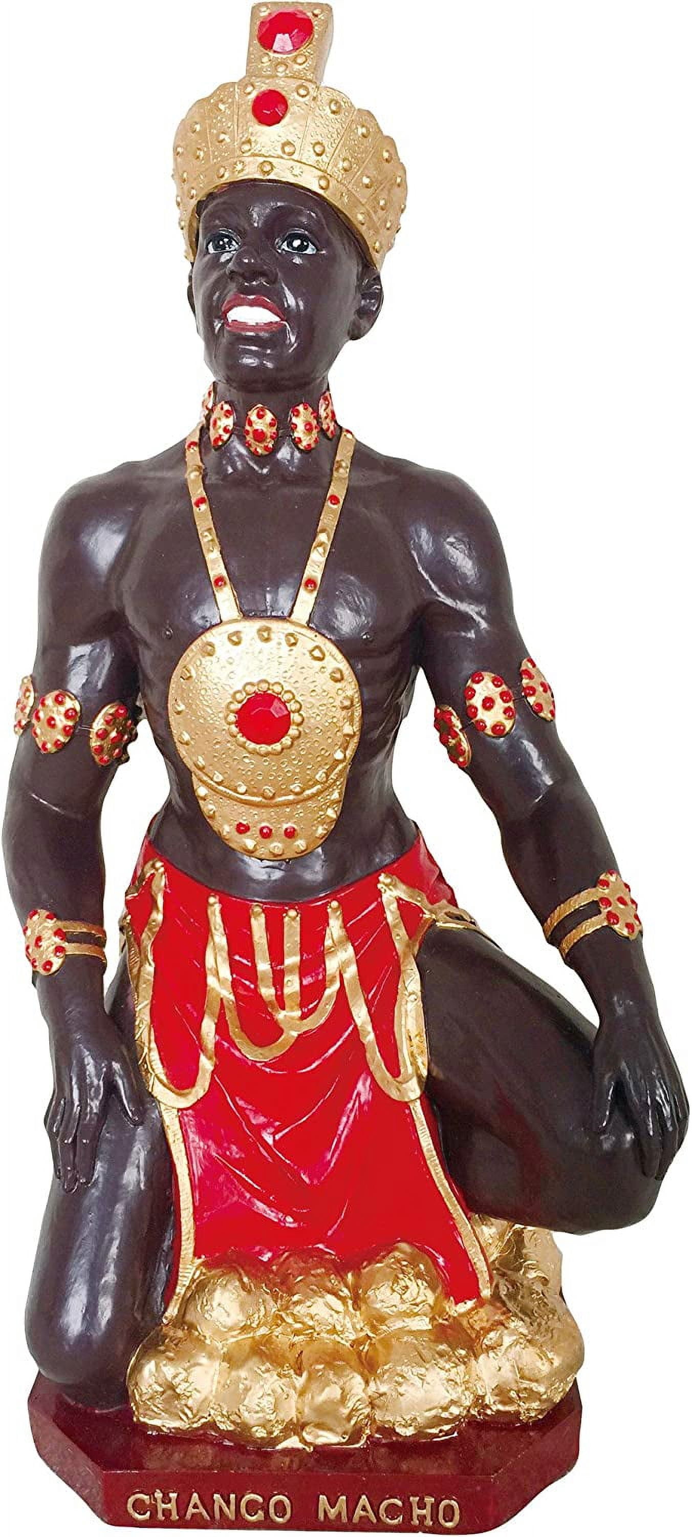 Santo Orisha Shango Macho Statue Orisha Chango Macho Statue Chango ...