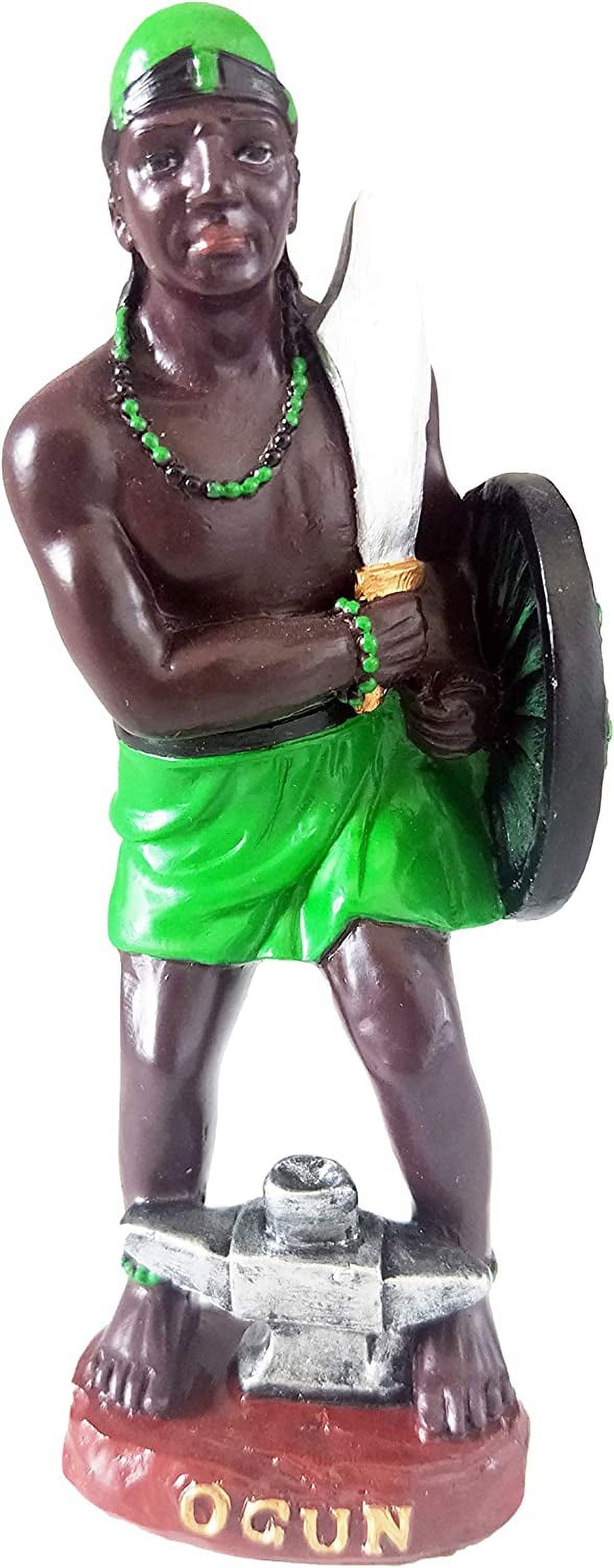 Santo Orisha Statue Orisha Statue Orisha Ogun Estatua Catholic Statue (5 Inches) - Walmart.com