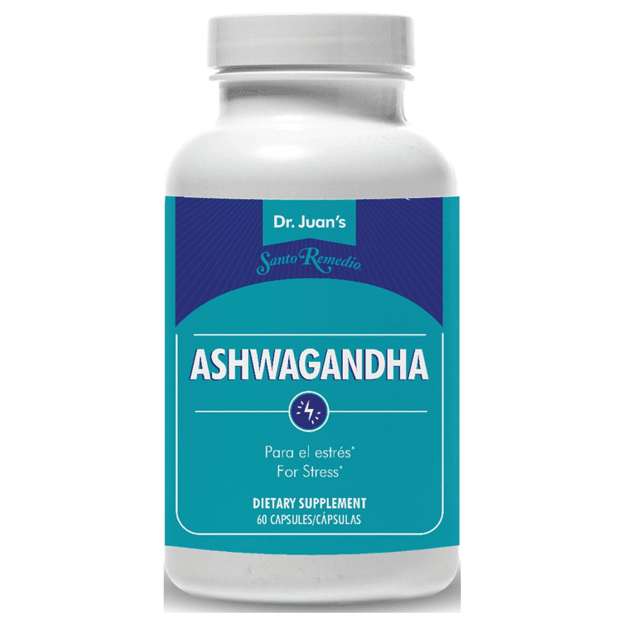 Santo Remedio Ashwagandha, Dietary Supplement, For Stress, 1000 mg, 60 ...