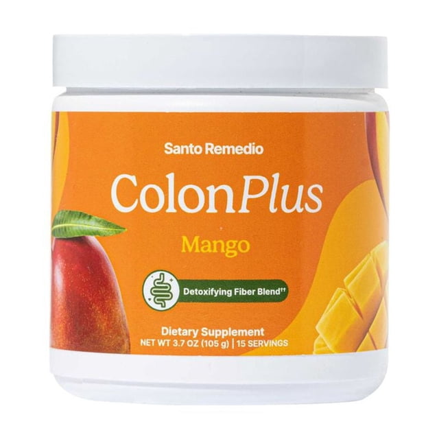 Santo Remedio Colon Plus Detoxifying Fiber Blend with Psyllium Seed ...
