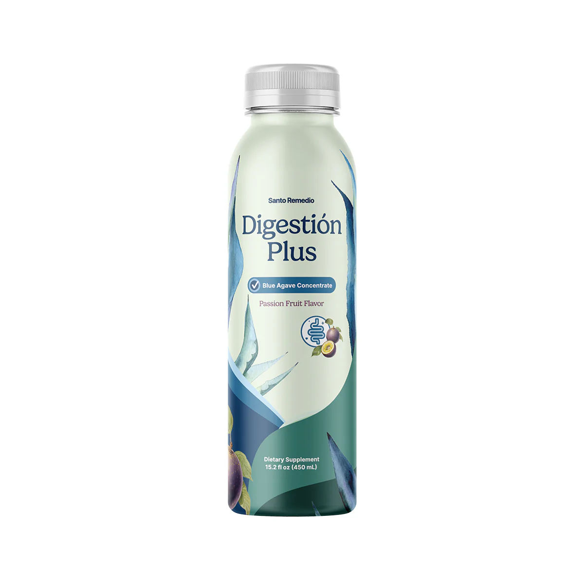 Santo Remedio Digestion Plus, Concentrated Blue Agave Drink, 30 ...
