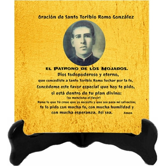 Santo Toribio ROMO Altar Patron de Los Mojados con Tarjeta de Rezo ...