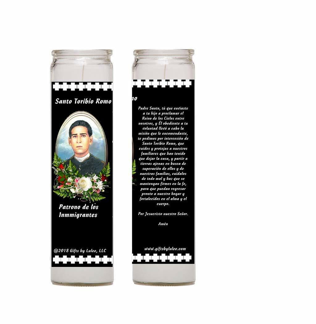 Santo Toribio ROMO Patron de Los Inmigrantes Set DE 2 Veladoras de ...