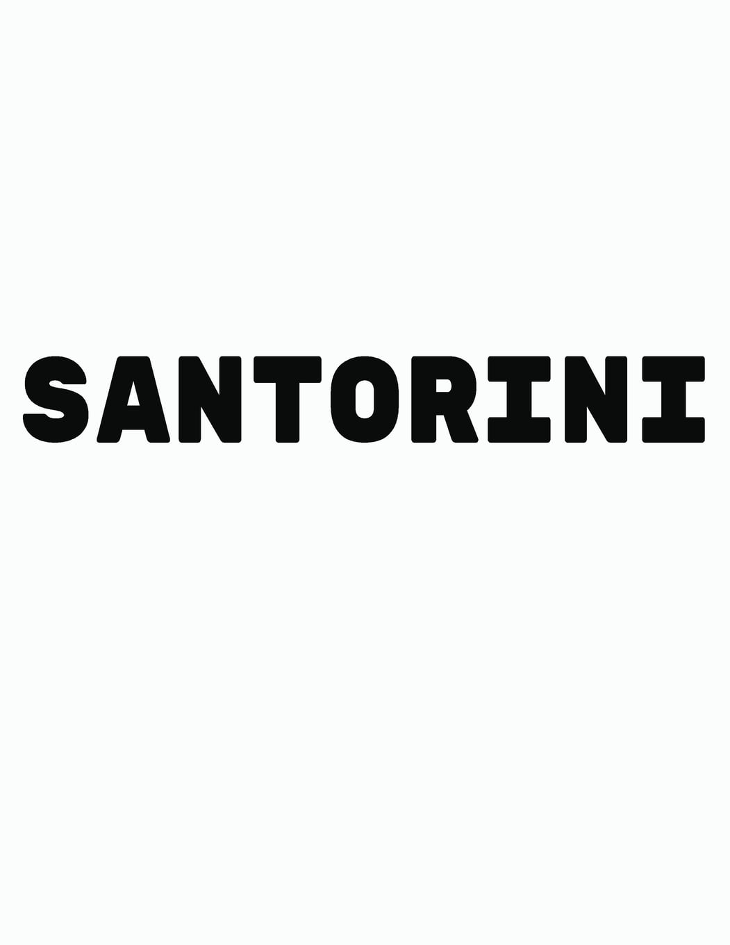 Santorini: Black and White Decorative Book to Stack Together on Coffee ...