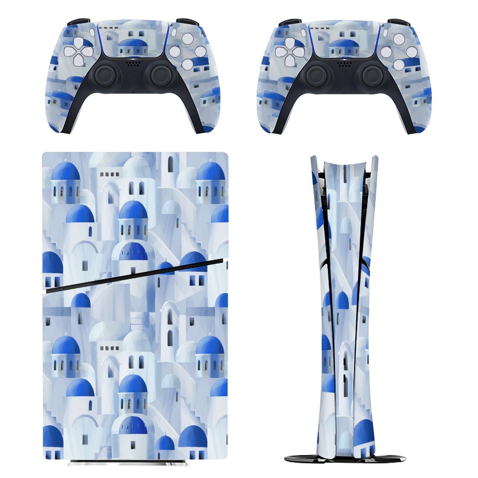 Santorini, Greece PS5/PS5 Pro/PS5 Slim Digital Disc Skin Sticker For ...
