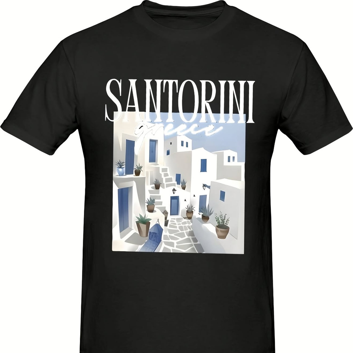 Santorini Iand Greece T-S1Hirt, Greek Clothes, Greece uvenir, Greece ...