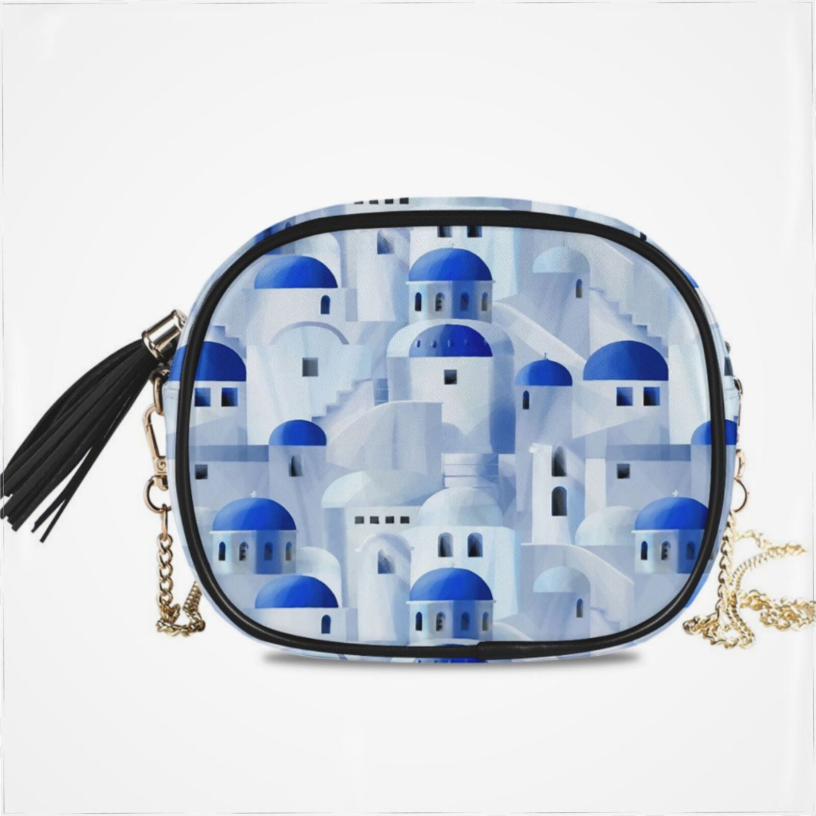Santorini Island In The Greece Women'S Vintage Crossbody Bag Fashion ...