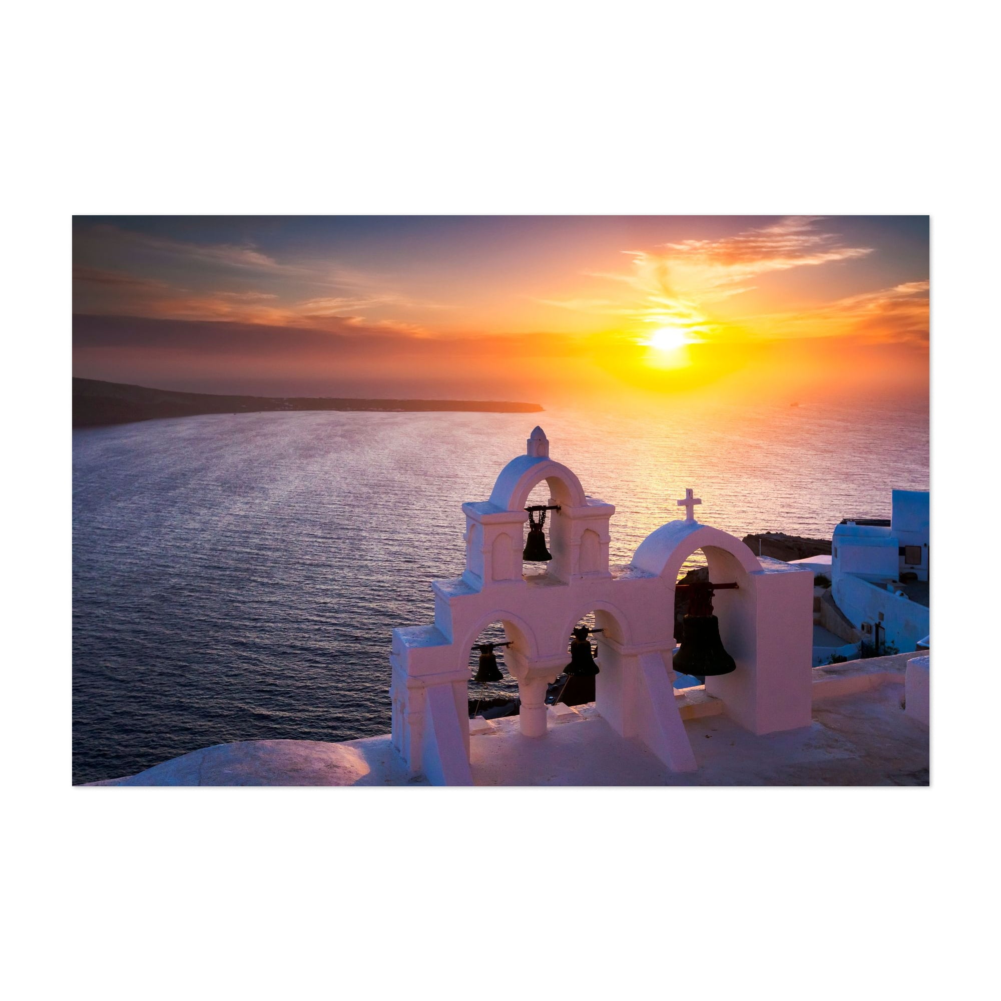 Santorini Sunset - Greece Photography Sunset Seascape Architecture ...