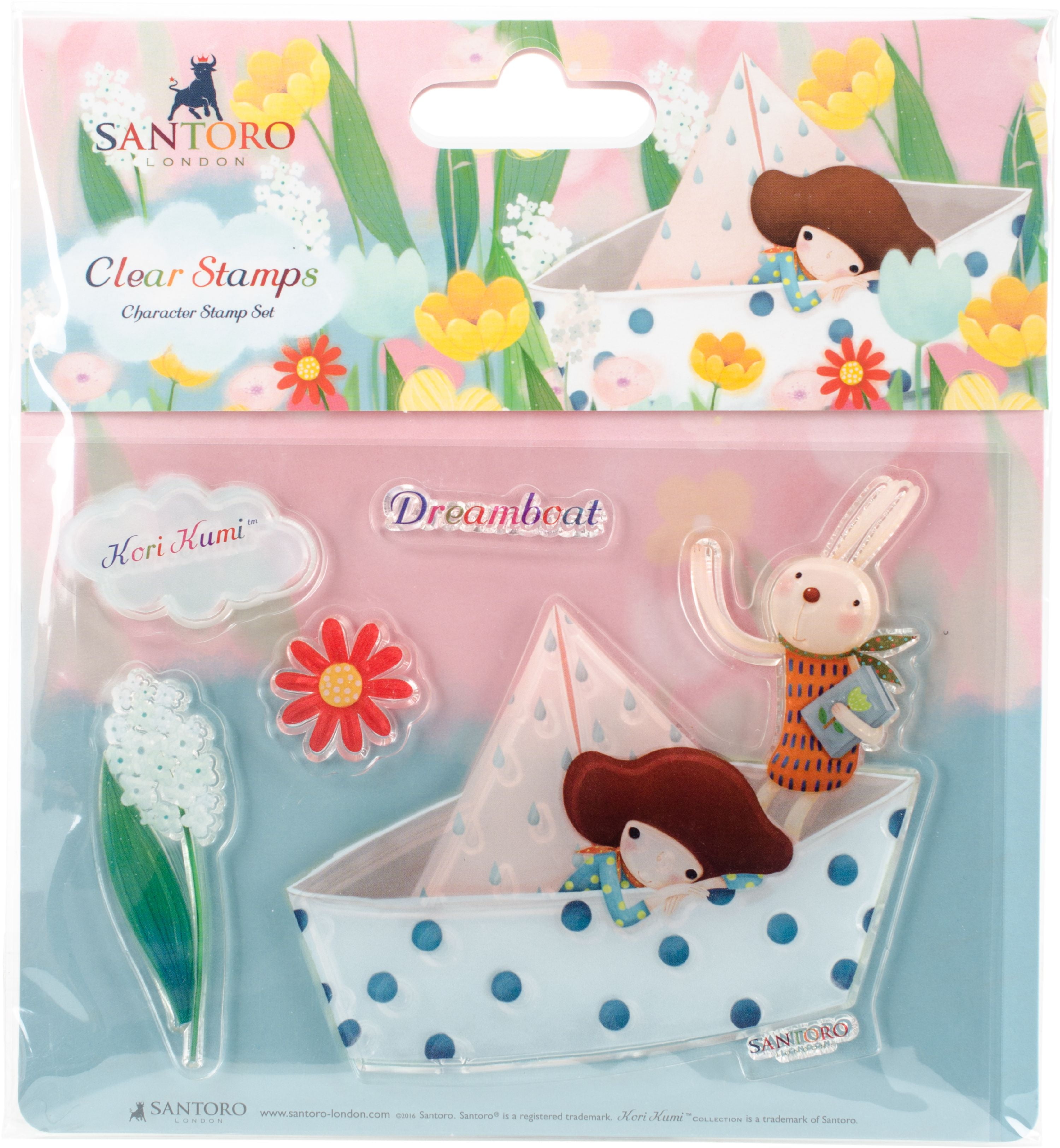 Santoro Kori Kumi II A6 Character Stamps - Dreamboat - Walmart.com