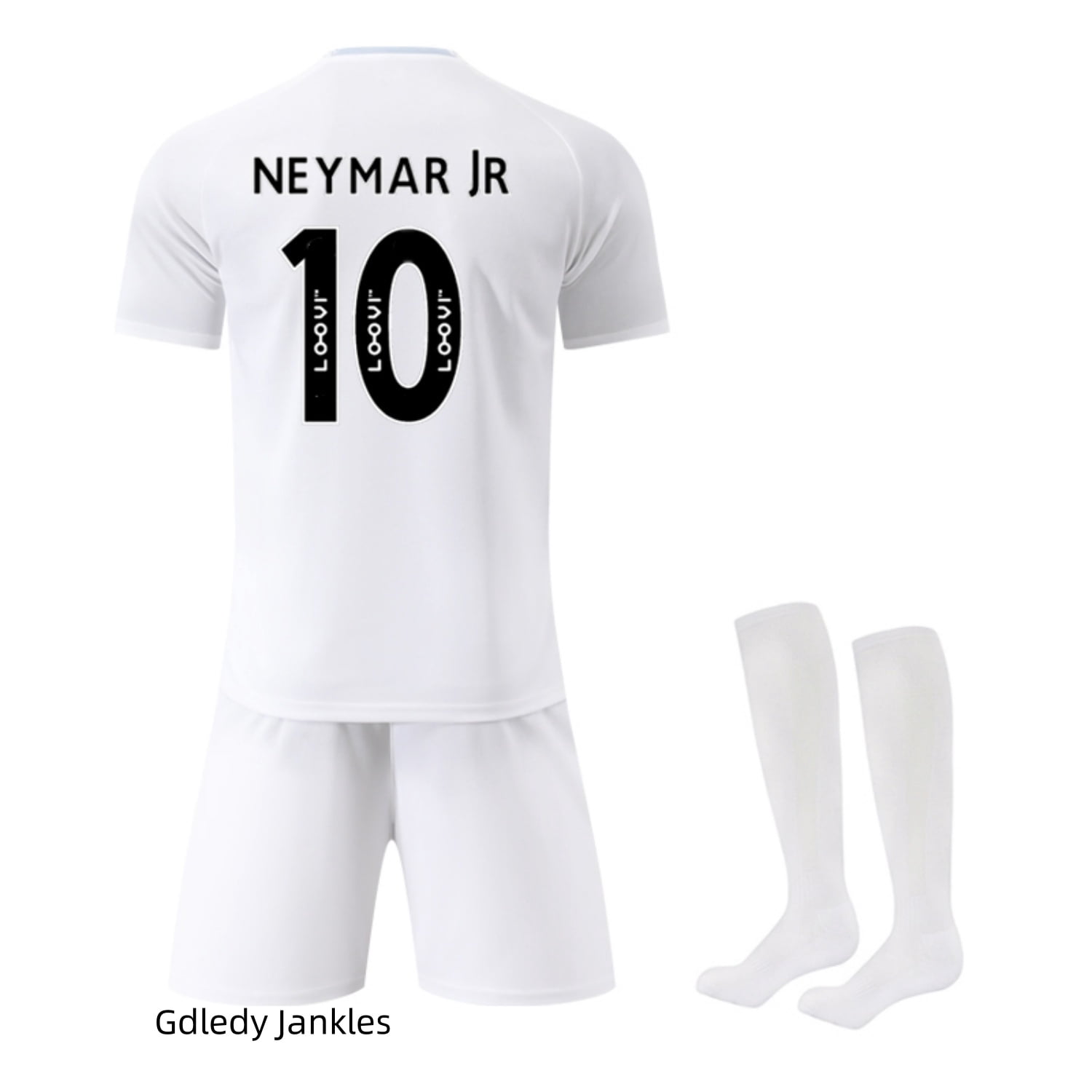 Santos 25/26 Authentic #10 Neymar Jr Home Soccer Kit - Walmart.com