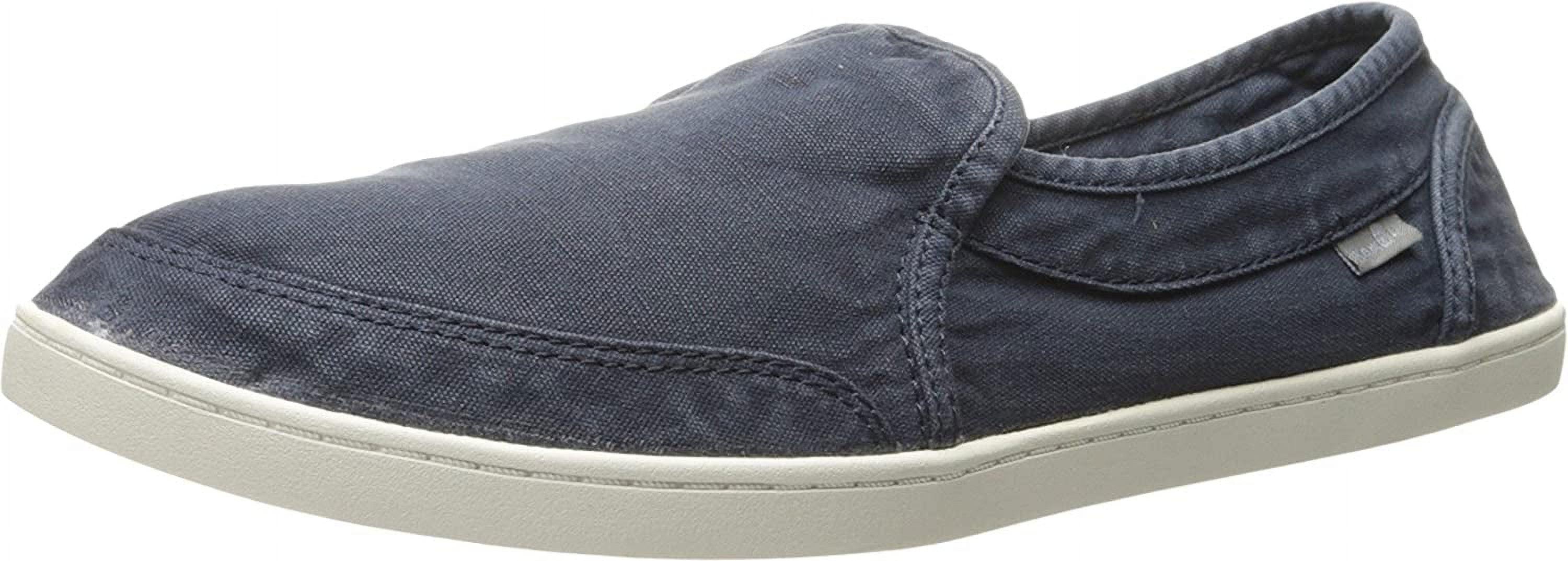 Sanuk Women's Pair O Dice Navy Ankle-High Canvas Flat Shoe - 7M ...