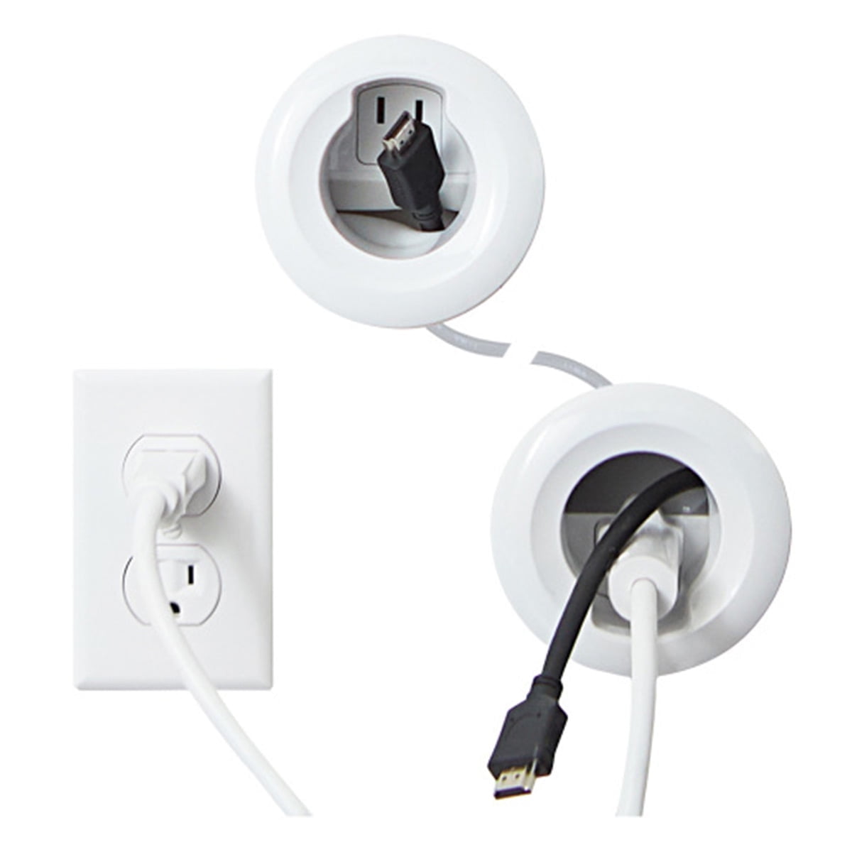 Sanus In-Wall Cable Management Kit - Wire, Cord Concealer and Hider ...