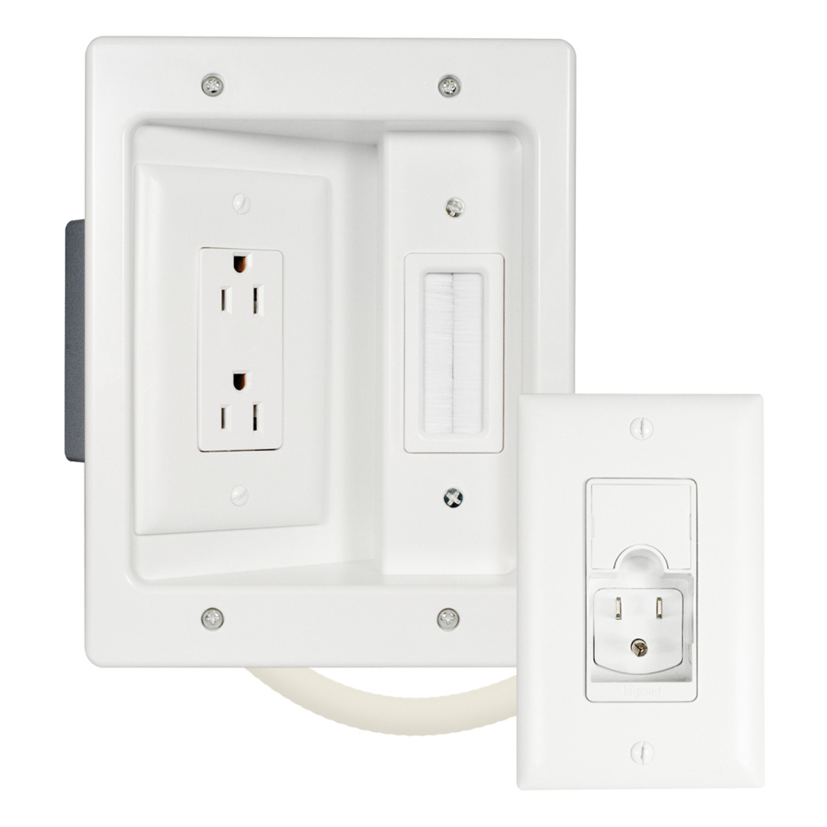 Cord Organizer Kit- Sliding Cable Management-Covers by Edison Supply ...