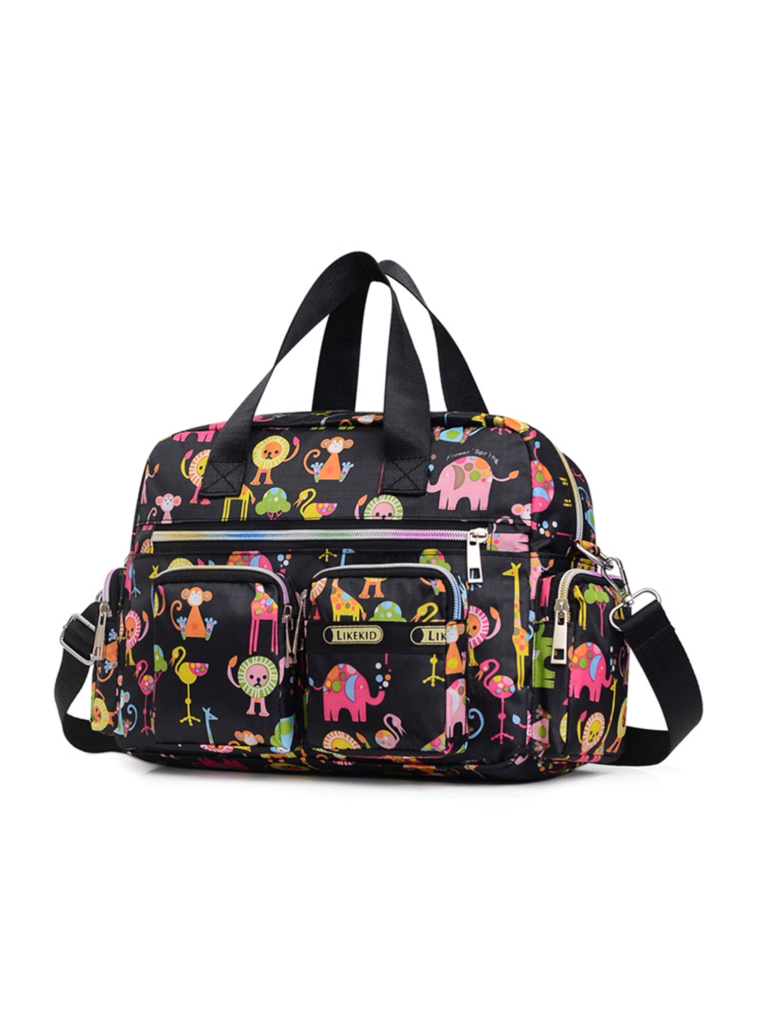 Sanviglor Ladies Handbag Multi Pockets Tote Bag Top Handle Nylon ...