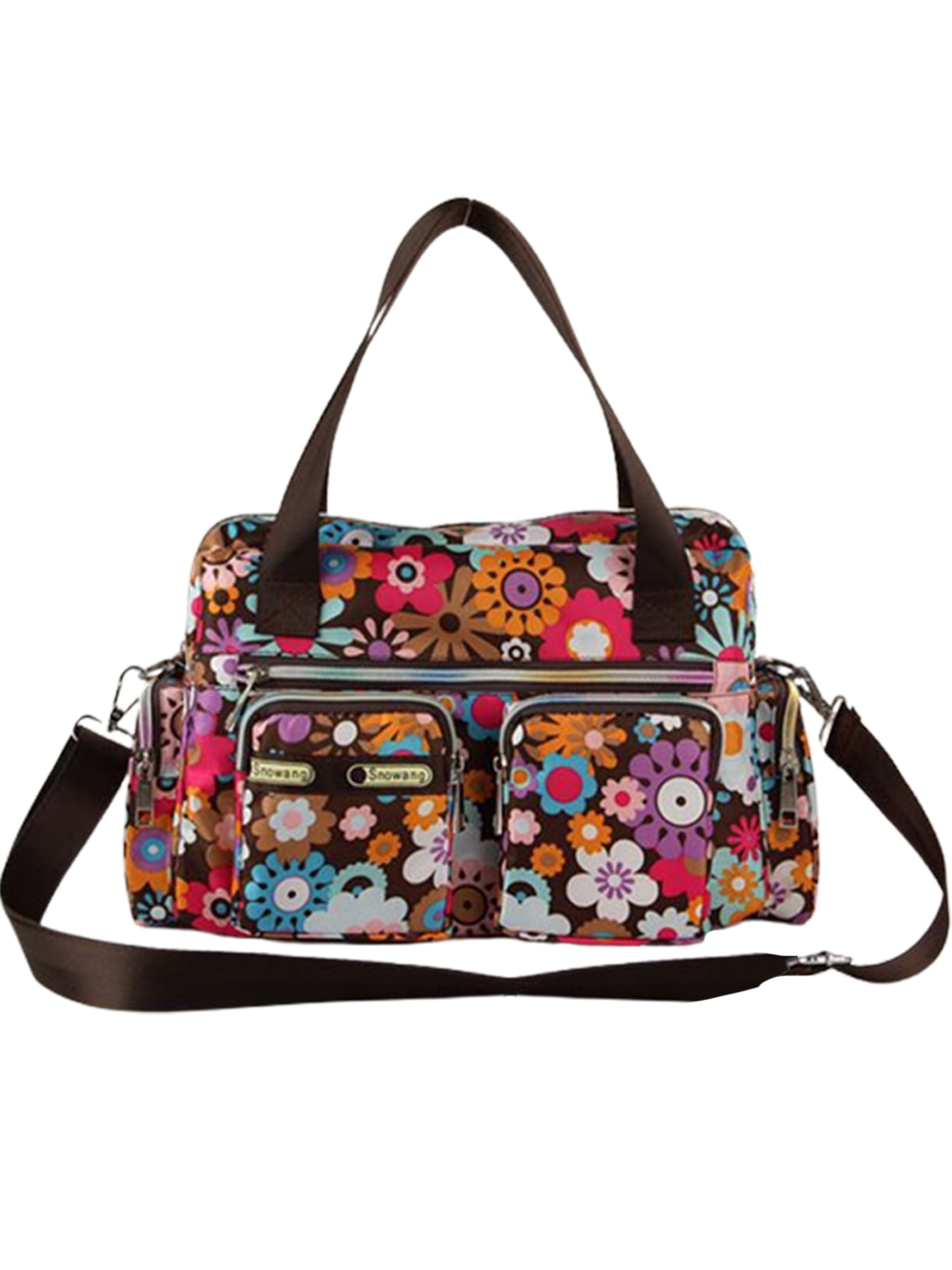 Sanviglor Ladies Handbag Multi Pockets Tote Bag Top Handle Nylon ...