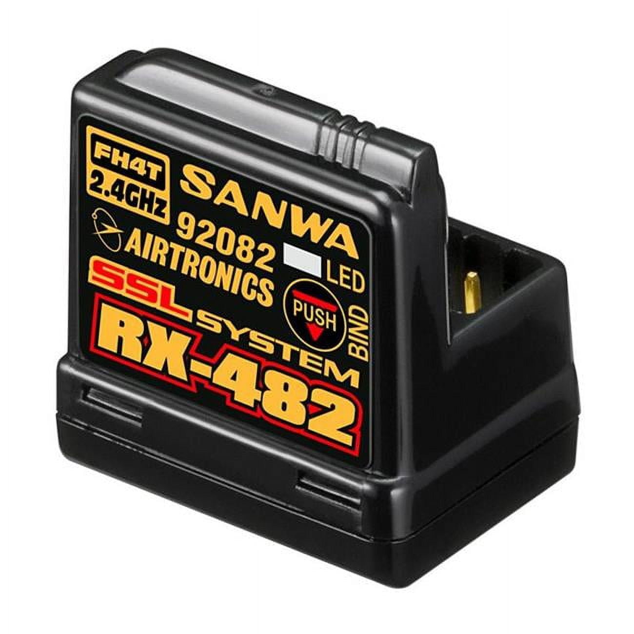 Sanwa 4 Channel RX-482, Telemetry RX with Built-in Antenna - Walmart.com