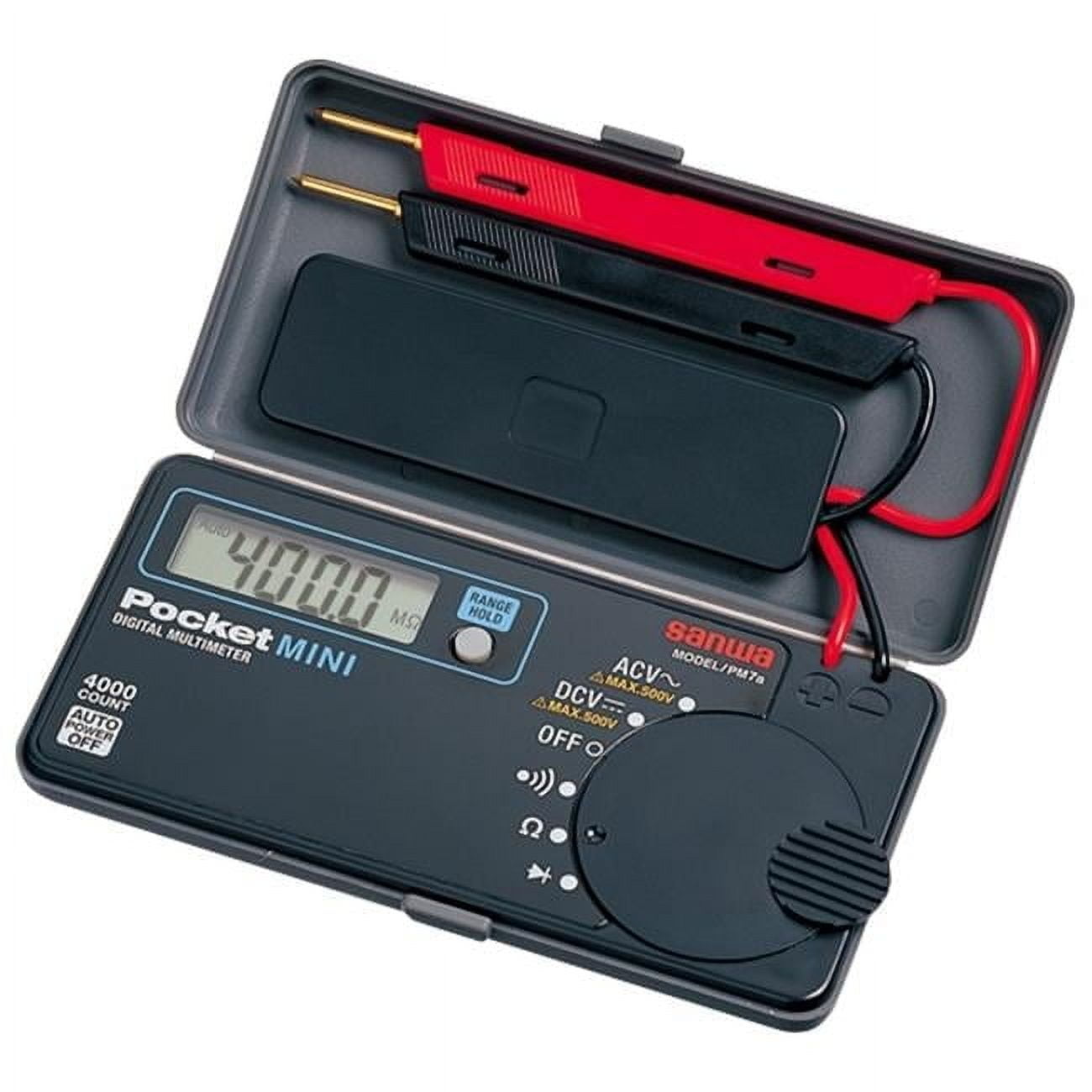 Sanwa PM7a Pocket Size Digital Multimeter with Built-In Case - Walmart.com