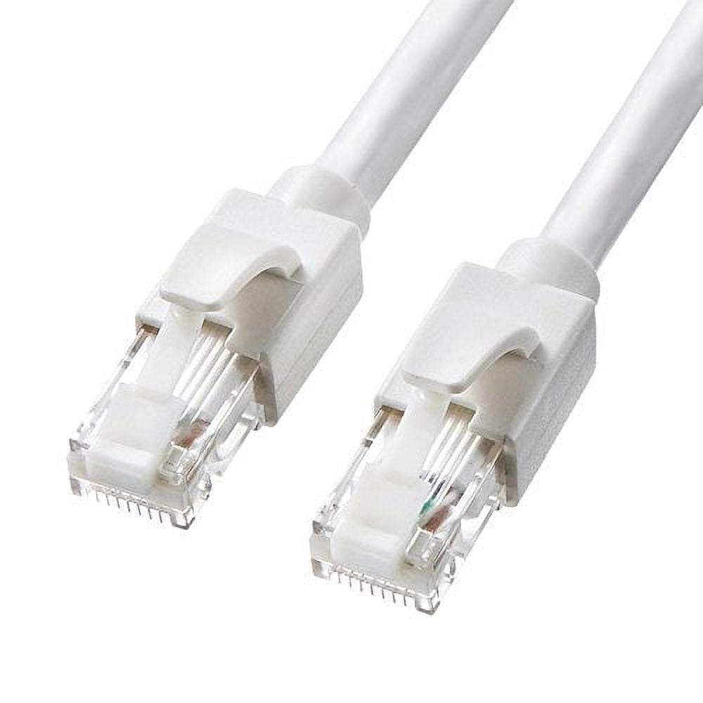 Sanwa Supply Category 6A LAN Cable (White / 15m) KB-T6ATS-15W - Walmart.com