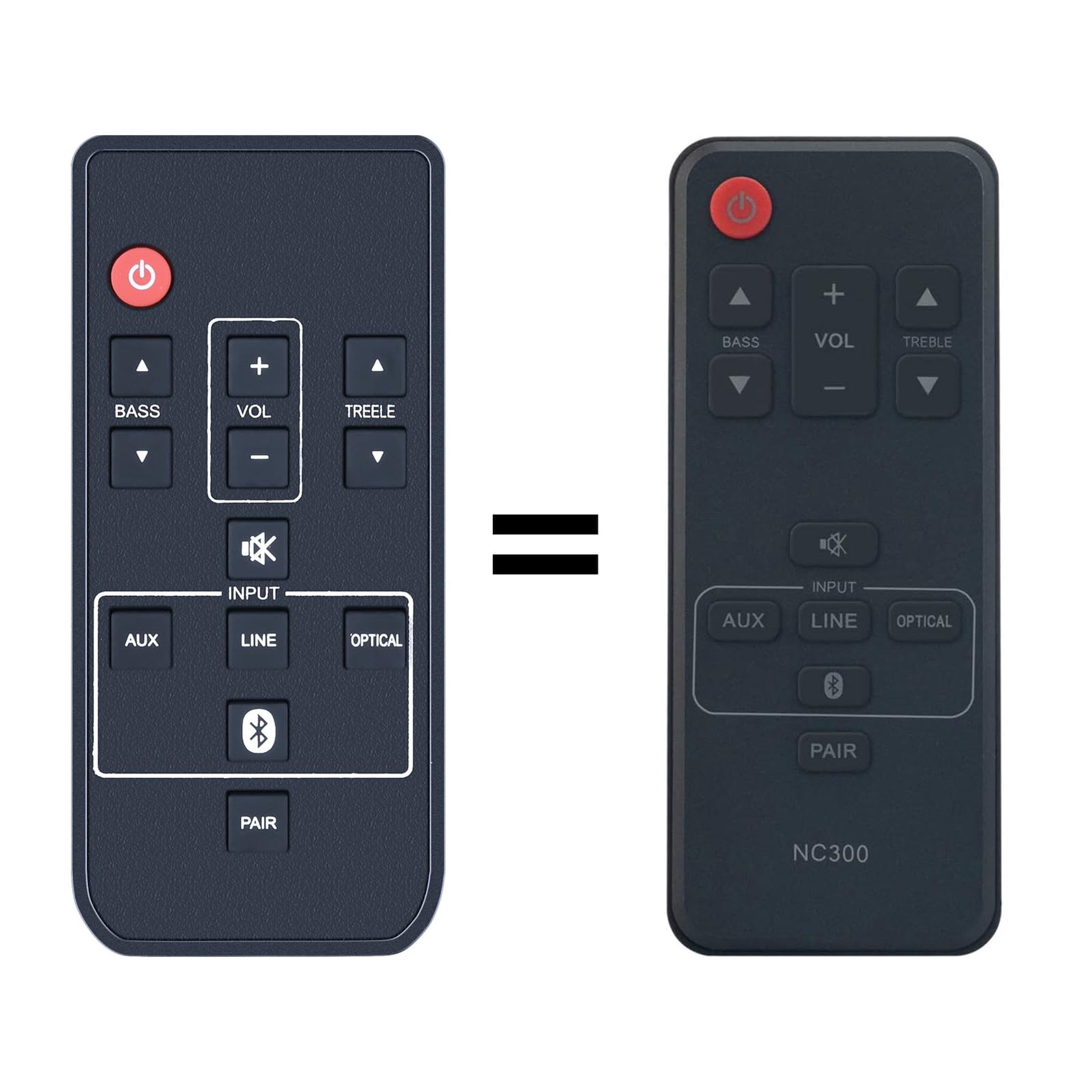 Sanyo Soundbar NC300 Remote Control for FWSB405F and FWSB405FS ...