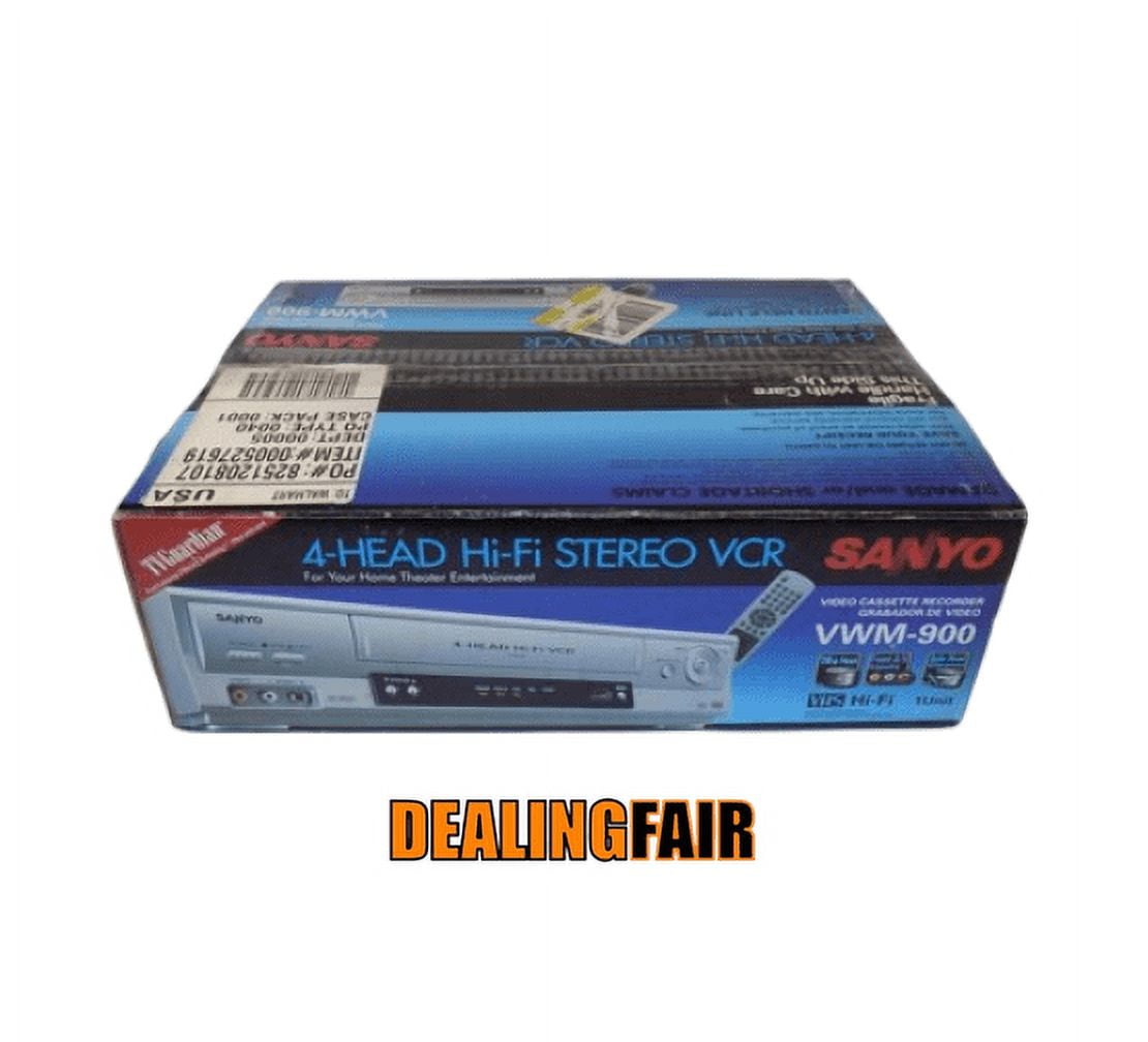 Sanyo VWM-900 4-Head HI-FI VCR - Walmart.com