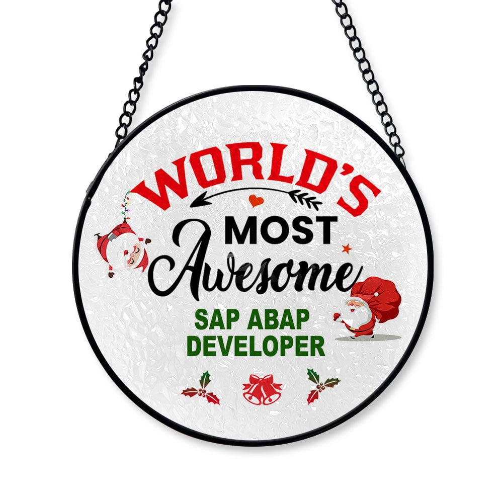 Sap Abap Developer Stained Glass Window Hanging 2025 Gifts for Men ...