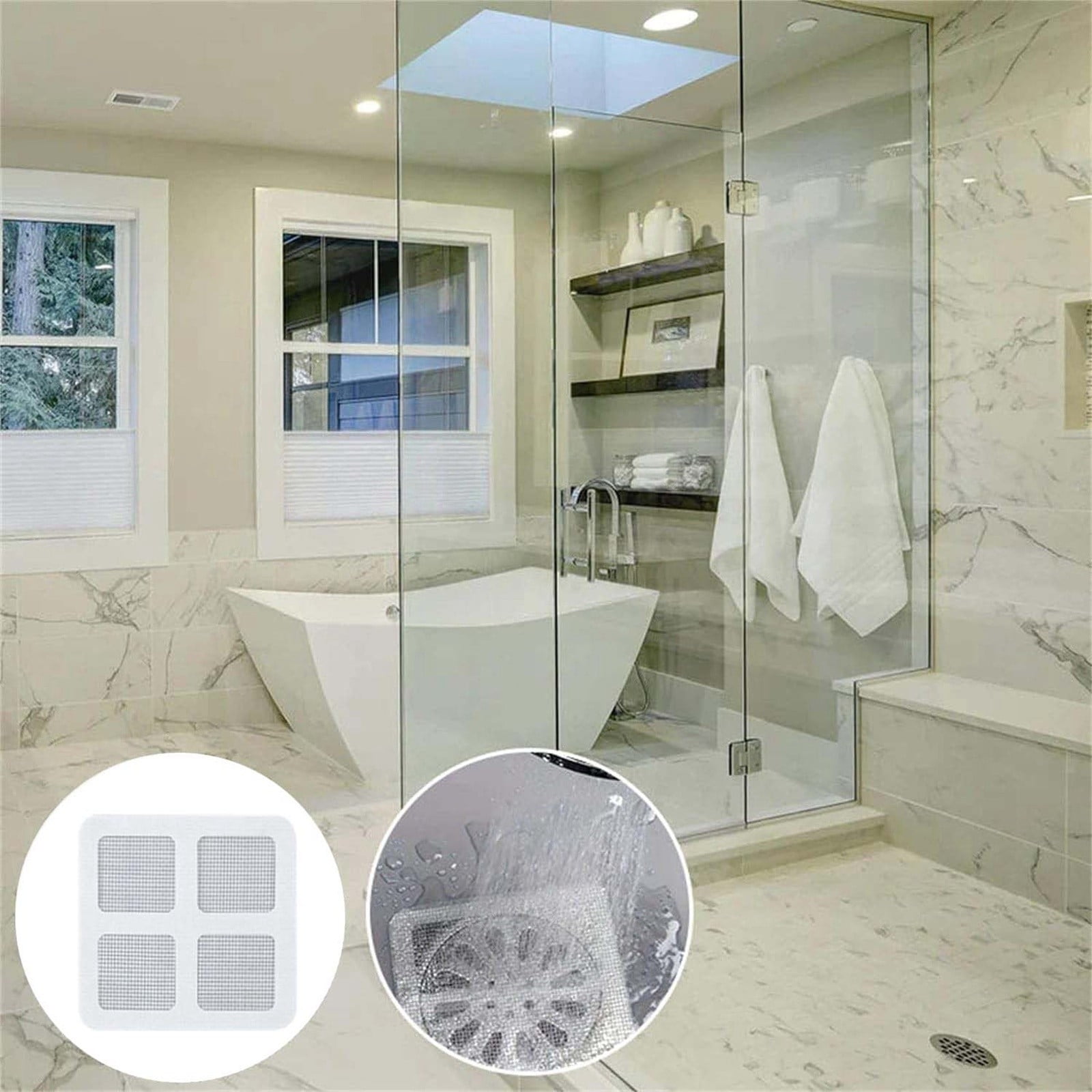 Sap Catcher Tray Kitchen Filter Net Floor Drain Sticker Drain Mesh ...