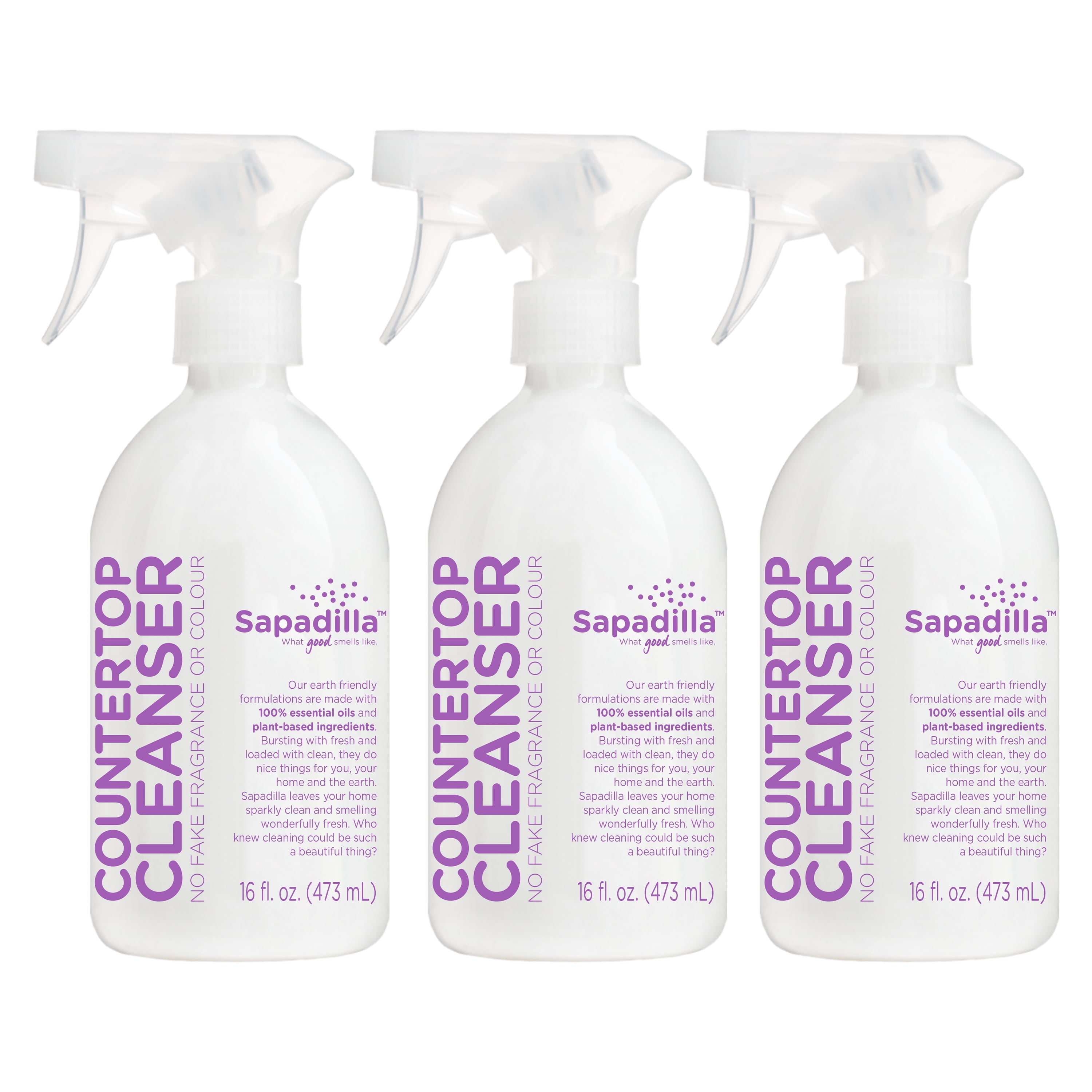 Sapadilla Multi-Surface Spray, Lavender + Lime, 100% Essential Oil ...