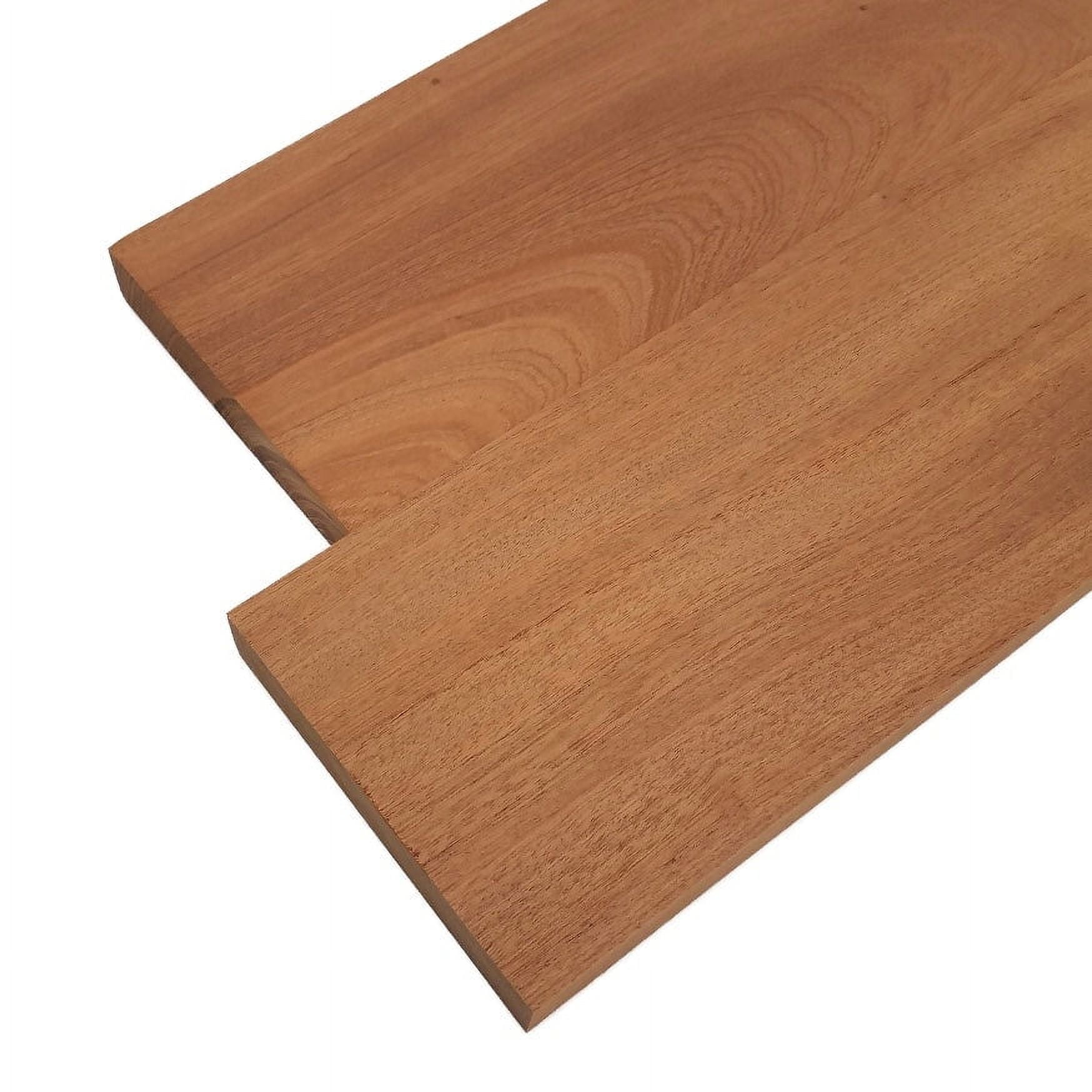 Sapele Lumber Board - 3/4" x 6" (2 Pcs) - Walmart.com