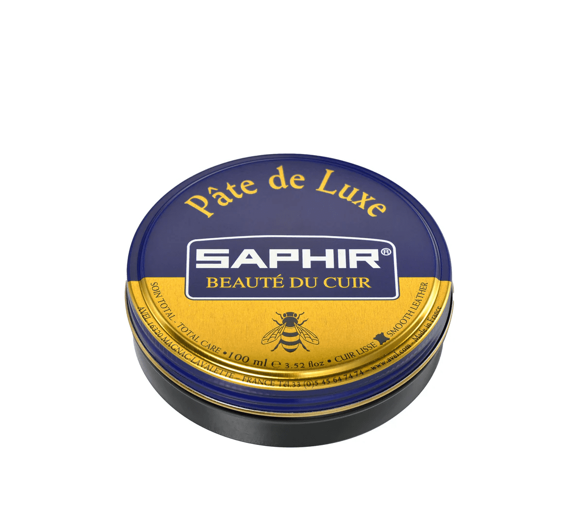 Saphir Pate De Luxe Shoe Polish, Medium Brown, 100 ml, 1 - Walmart.com