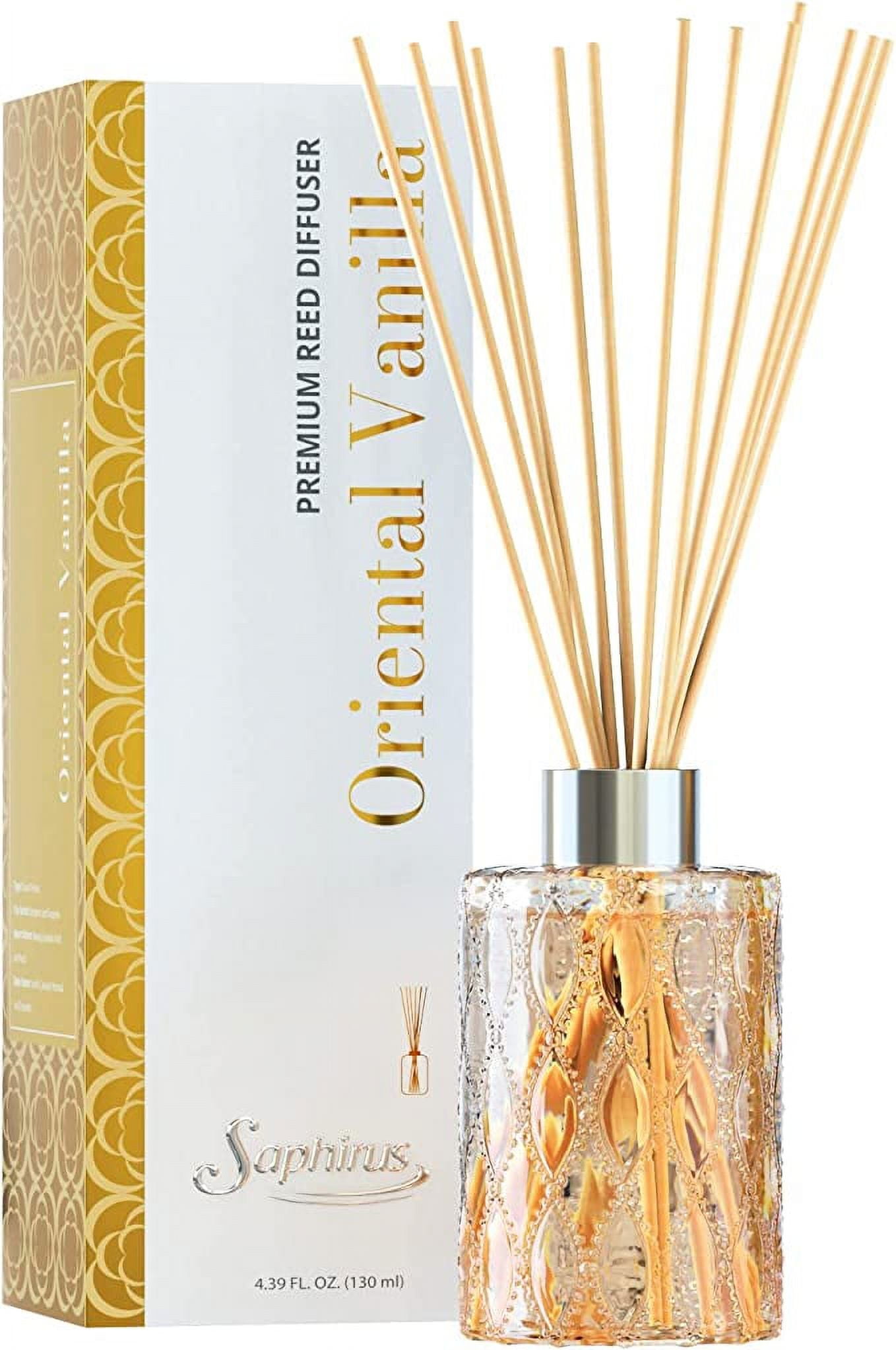 Saphirus Premium Reed Diffuser Set to Decor Office, Home or Any Room, Magic Fresh Fragrances ...