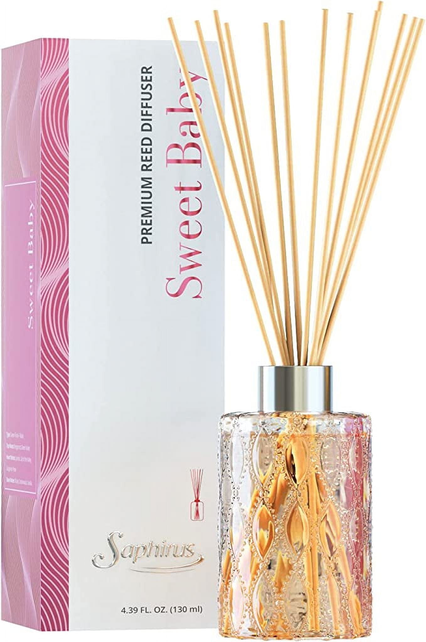 Saphirus Premium Reed Diffuser Set to Decor Office, Home or Any Room ...