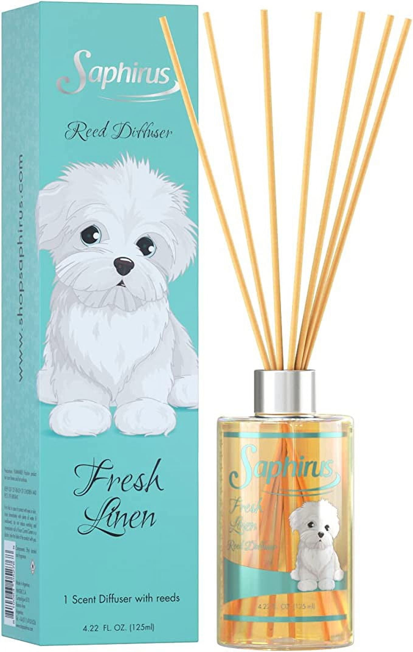 Saphirus Reed Diffuser Set, Fresh Linen Fragrance, Long Lasting for ...