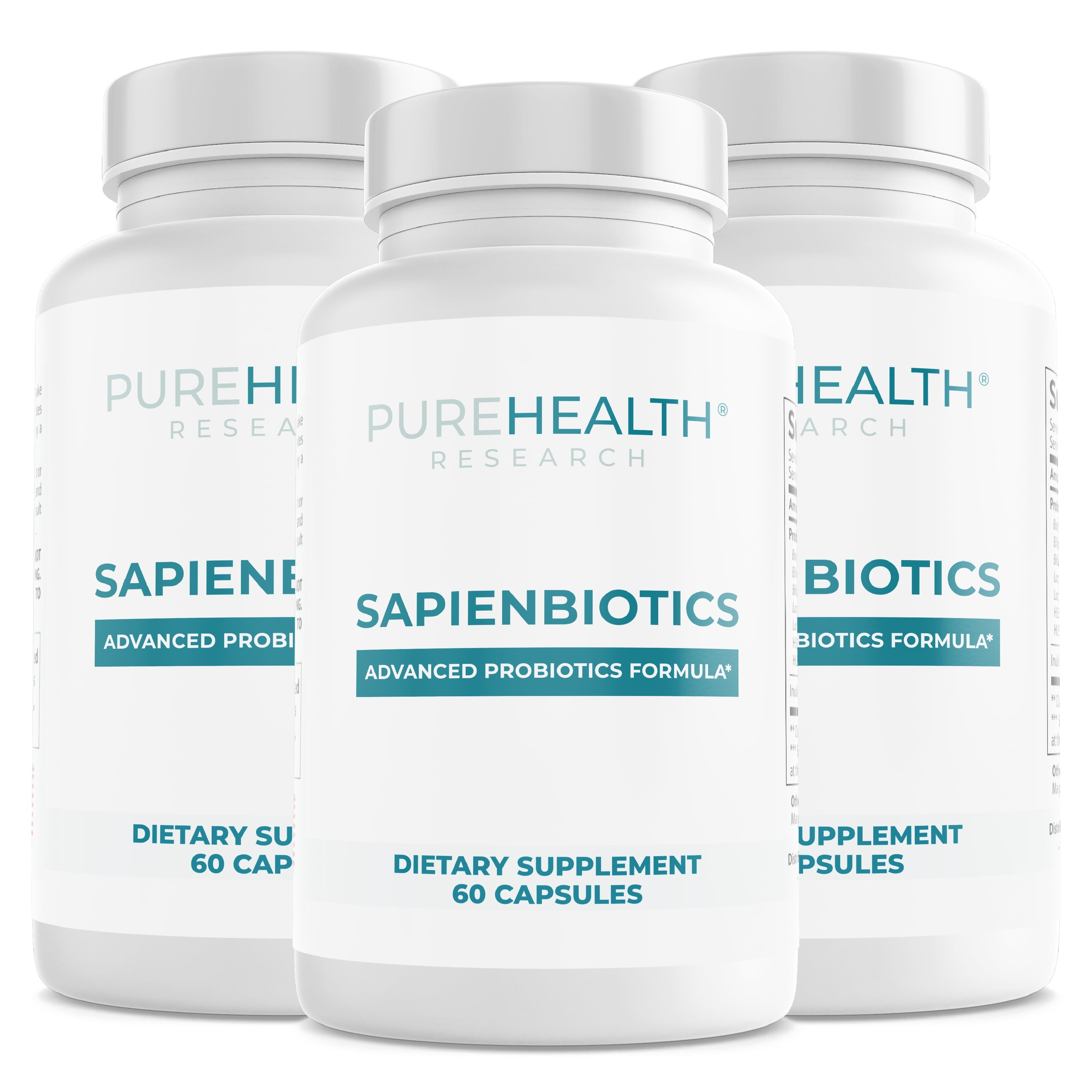 Sapiens Daily Probiotics for Digestive Health - 50 Billion CFU, 13 ...