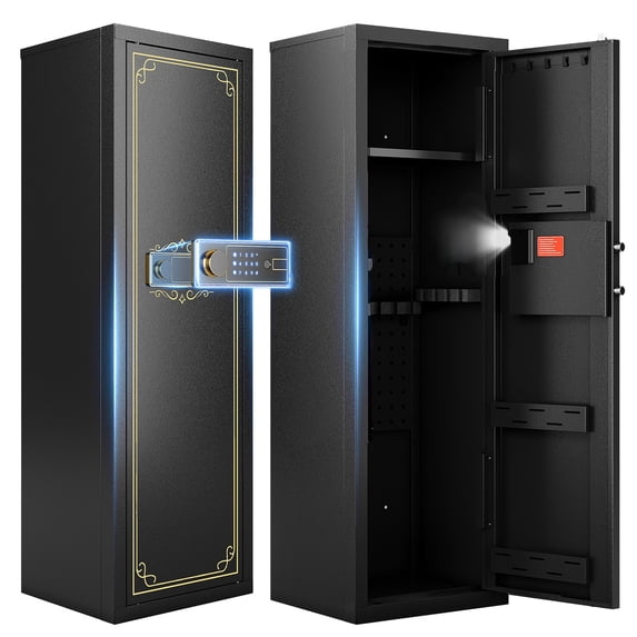 Sapital 10-12 Gun safe,Rifle Safe,Gun Safes for Home Rifle and Pistols ...