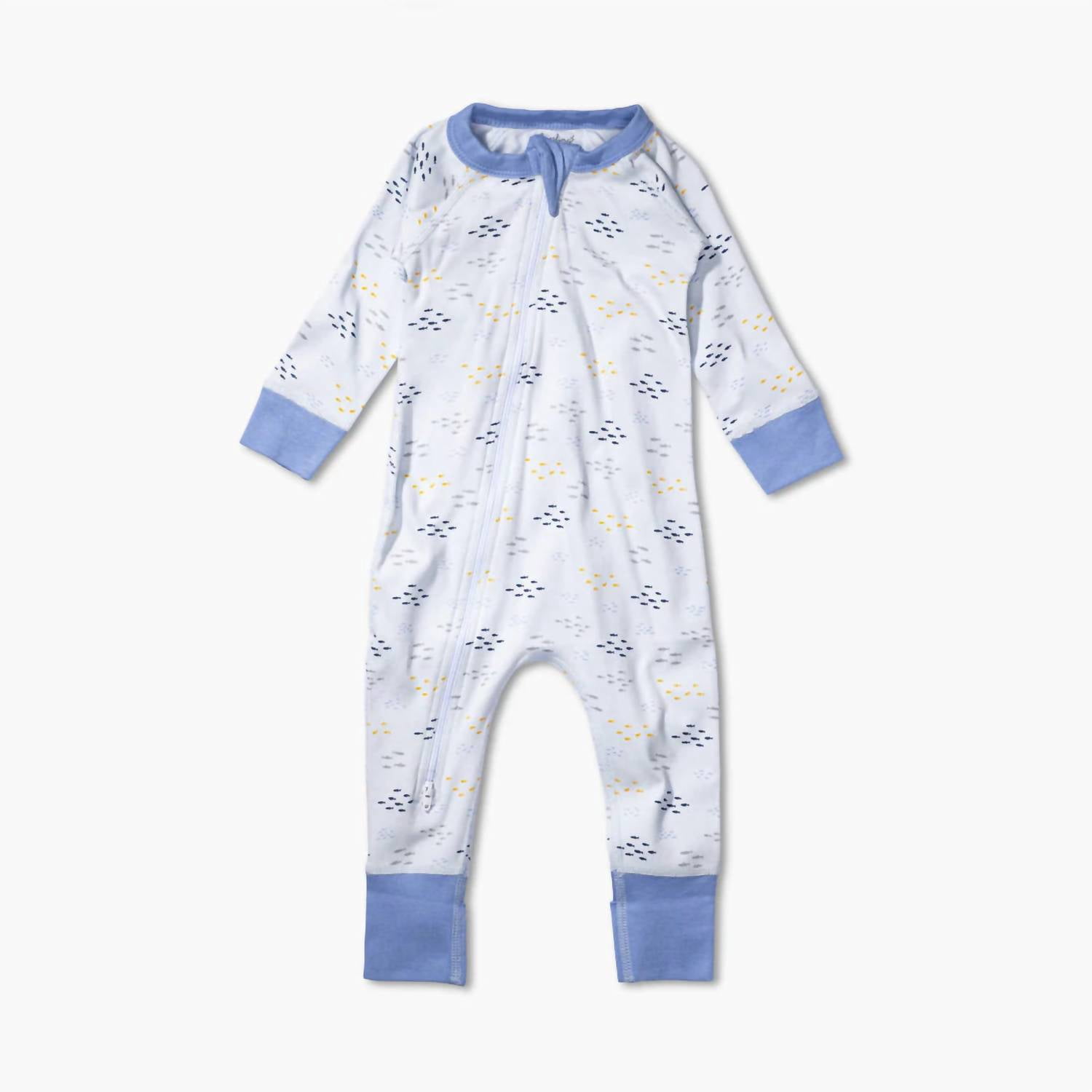 Sapling Organic Baby Zip Romper - Walmart.com