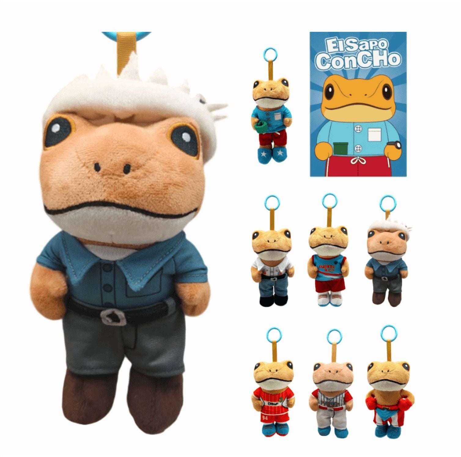 Sapo Concho Plush Toy, Mystery Character Plush with Soft Fabric, Fun ...