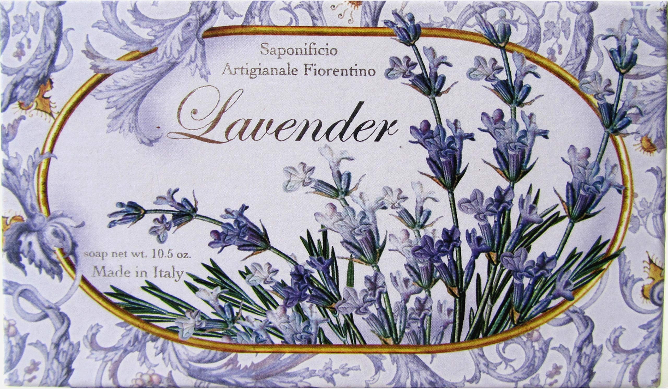 Saponificio Artigianale Fiorentino Lavender JB28 Italian Soap - 10.5 oz ...