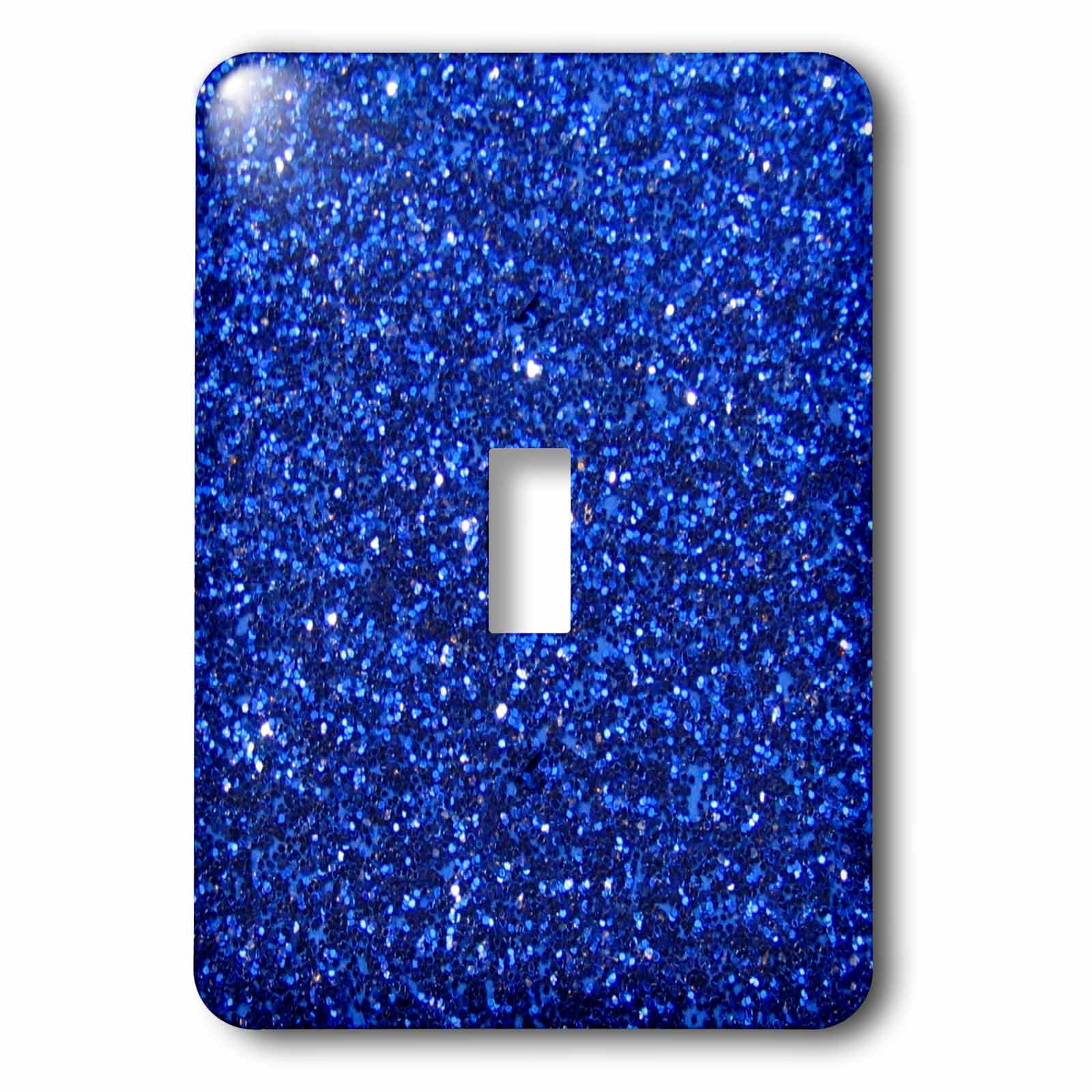 Sapphire Blue Faux Glitter - photo of glittery texture Elegant stylish ...