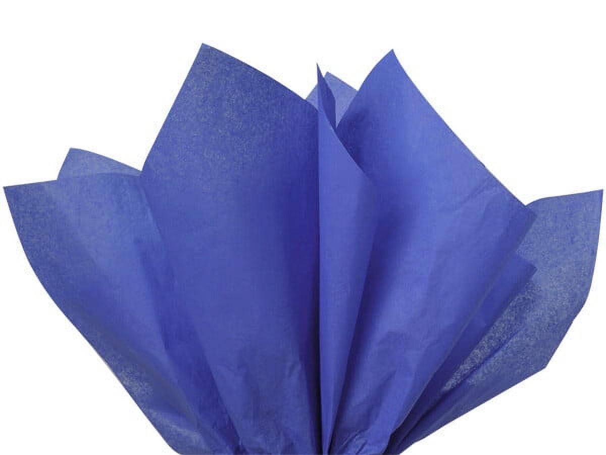 Sapphire Blue Tissue Paper Squares, Bulk 24 Sheets, Premium Gift Wrap ...