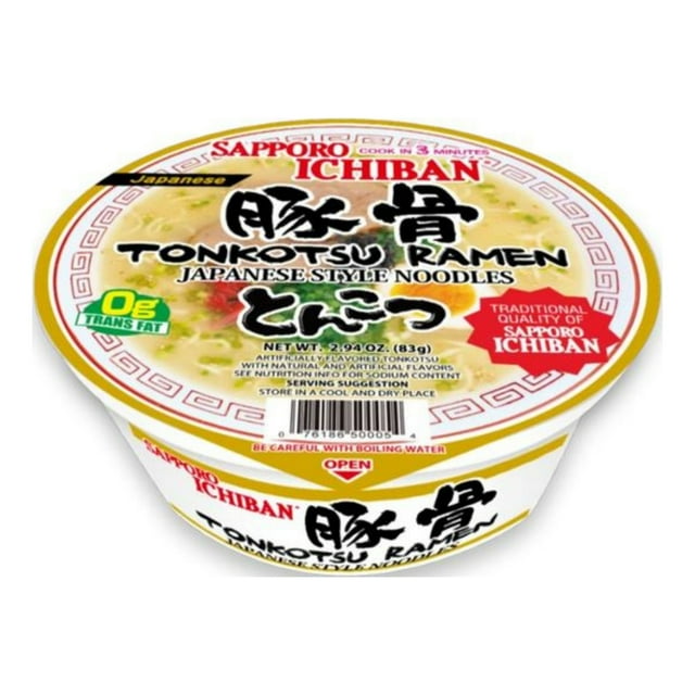 Sapporo Ichiban Sapporo Tonkotsu Flv Bowl Ramen - Walmart.com