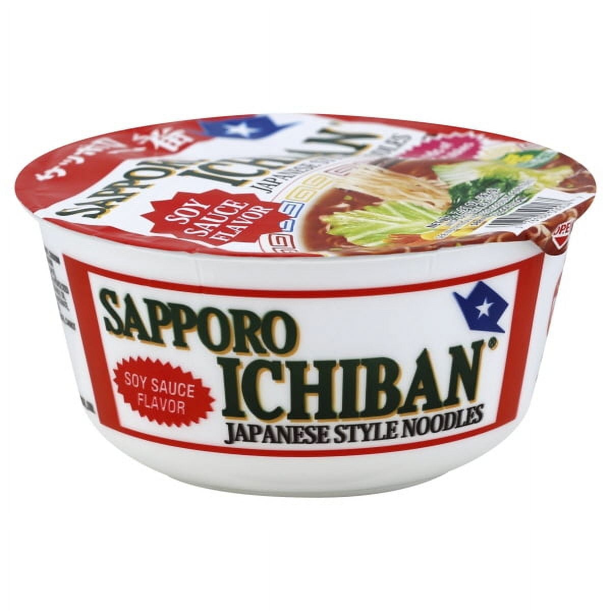 Sapporo Ichiban Shoyu Ramen Bowl 2.91oz, Instant Dried Noodles ...