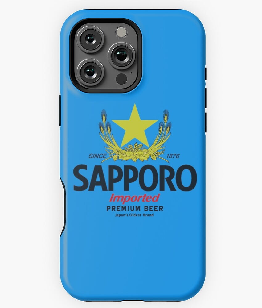 Sapporo Japanese Beer Brand Art N8010 Phone Case for iPhone 17 16 15 14 ...