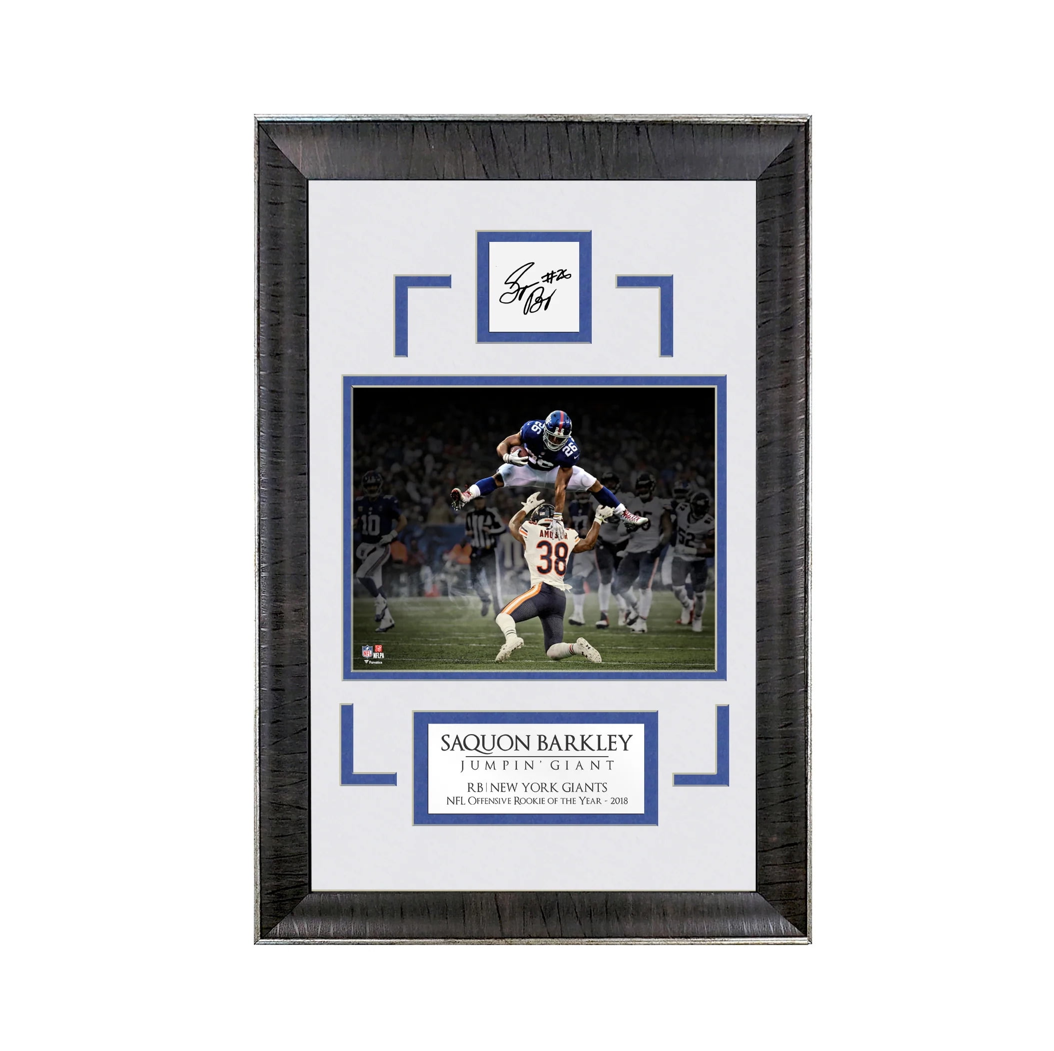 Saquon Barkley - Jumpin' Giant - Spotlight Collection | 16 x 23 ...