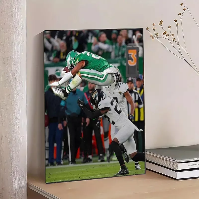 Saquon Barkley's Backwards Hurdle Poster - Walmart.com